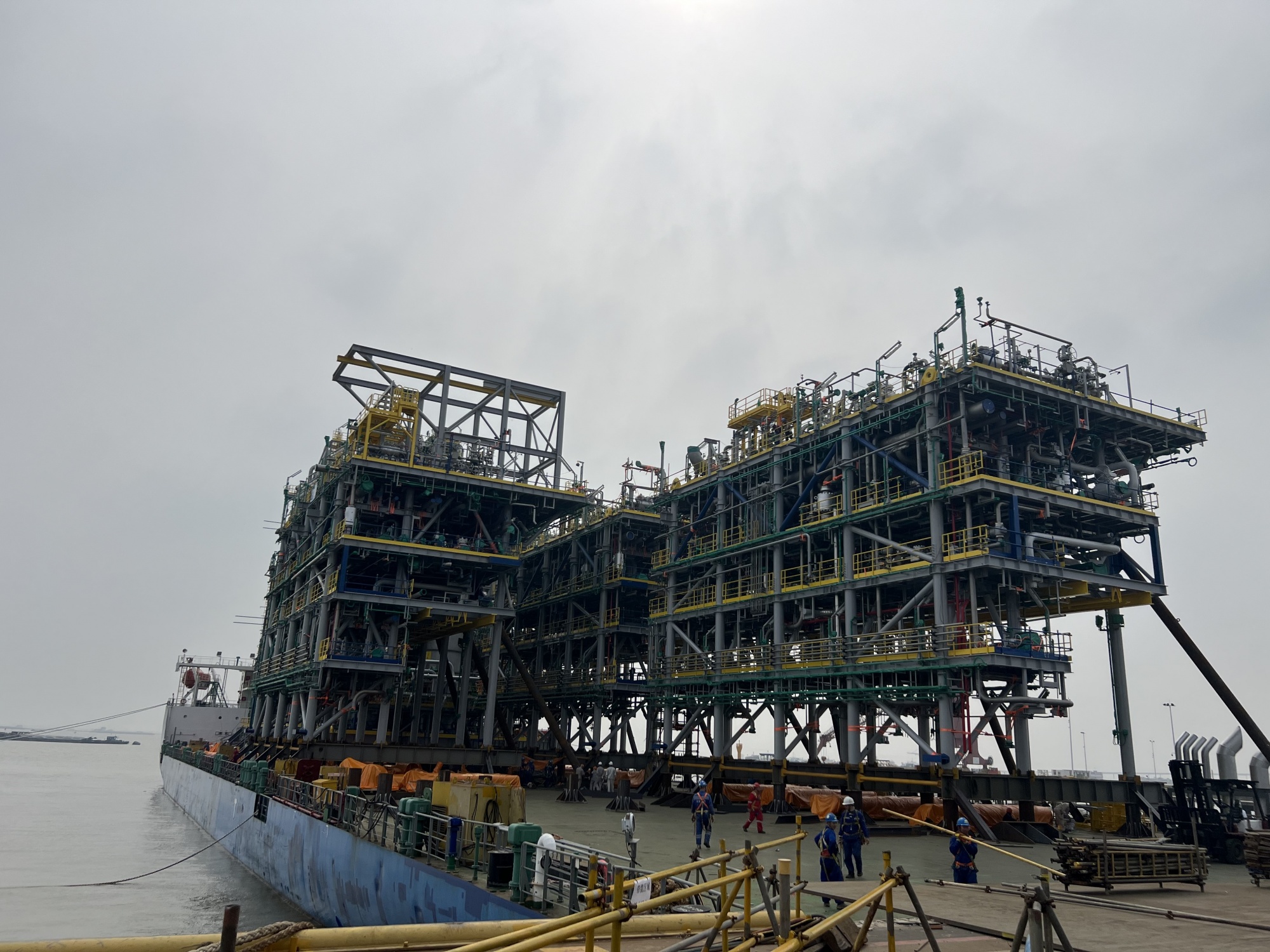 2022.9--2024.4海庭（南通）重工FPSO巴油P78项目案例中心南通惠朗钢构工程有限公司