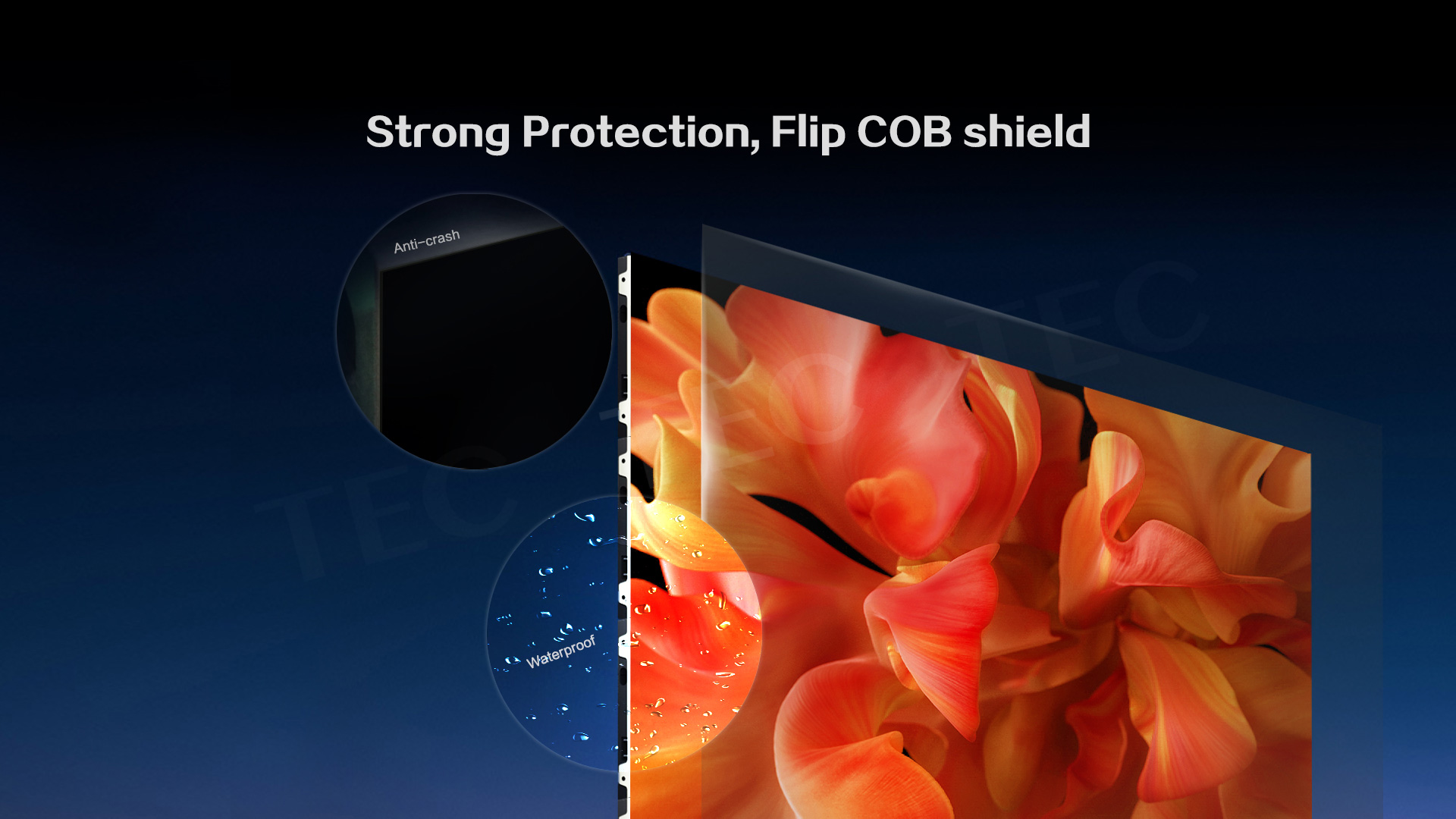 COBit-1.25, P1.25mm COB Fine pitch LED video wall screen, UHD control ...