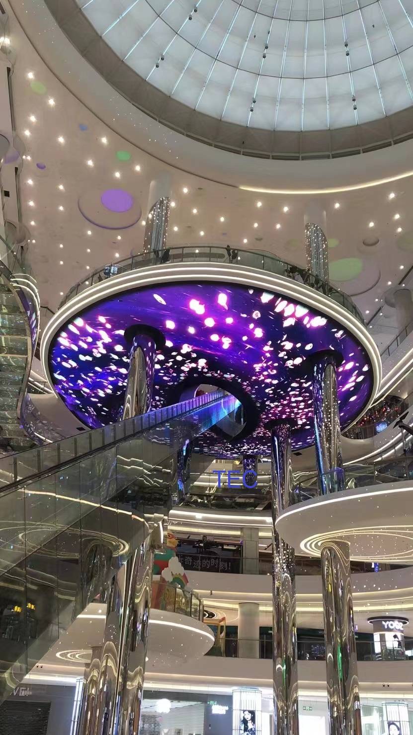 Glass Handrail Transparent Video solutions in shopping mall, Skyline-20 ...