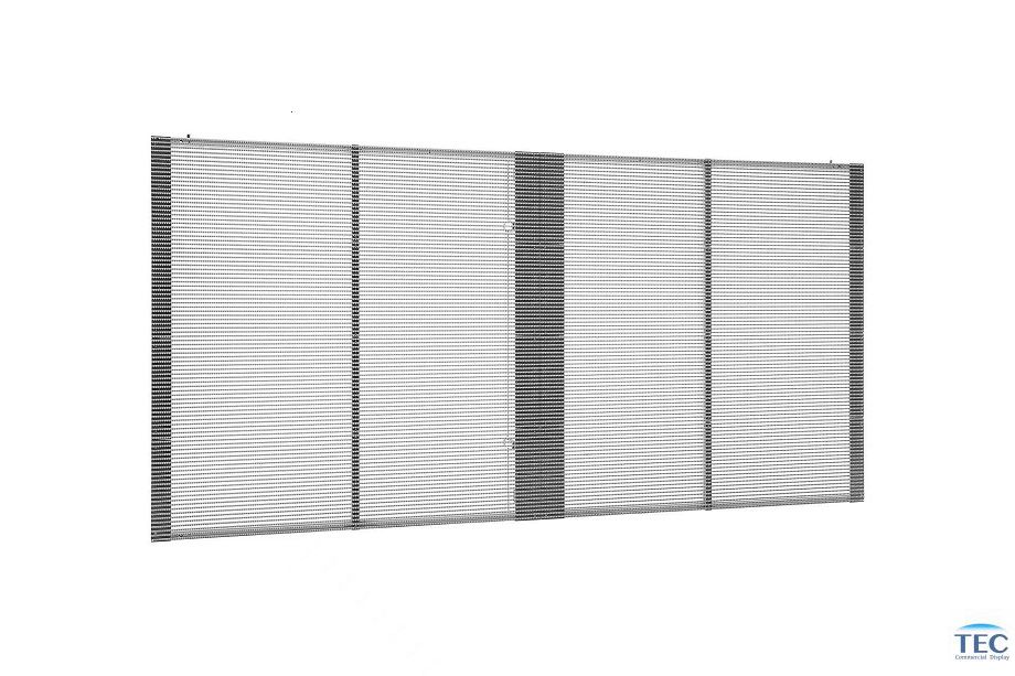 HD 2.6mm transparent glass led cabinet screen,window glass LED screen