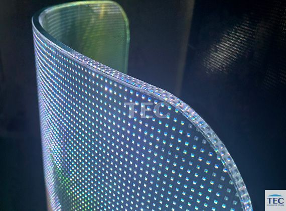 Stickit Invisible-5, P5mm Clear film LED video panel, transparent PCB ...