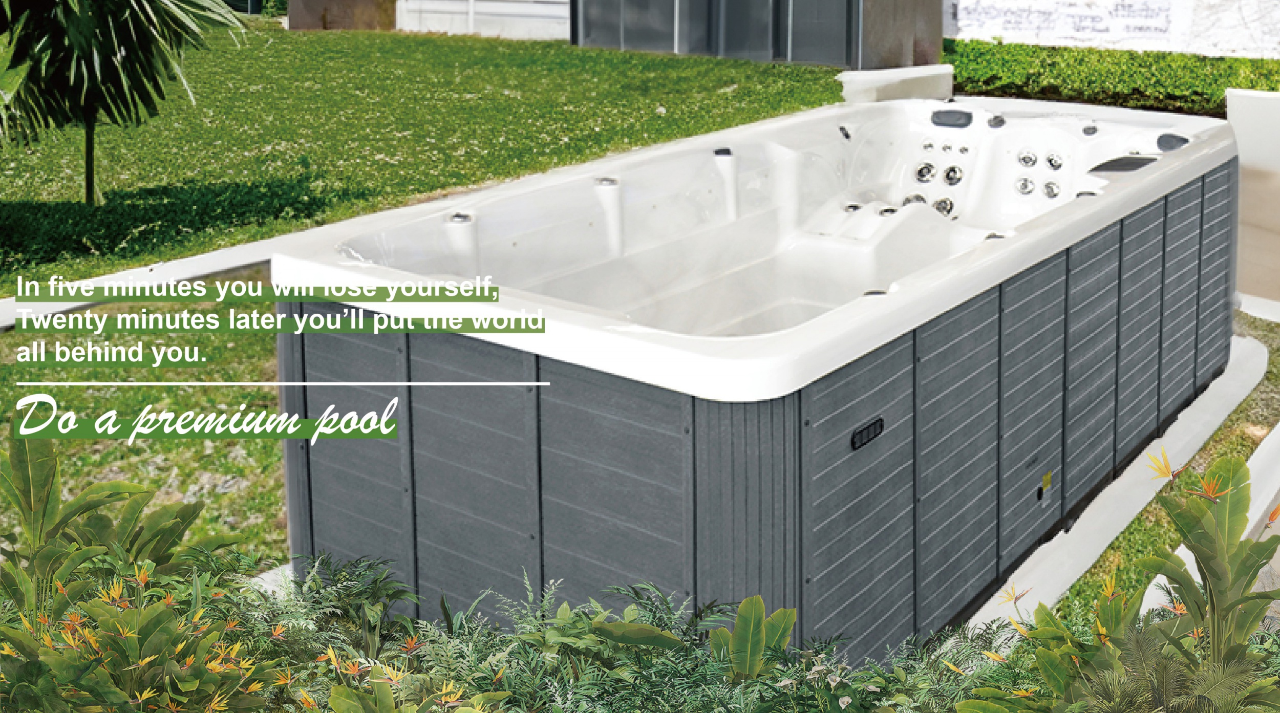Sunrans SR8805B Backyard Swim Spa For Sale Swimming Pool