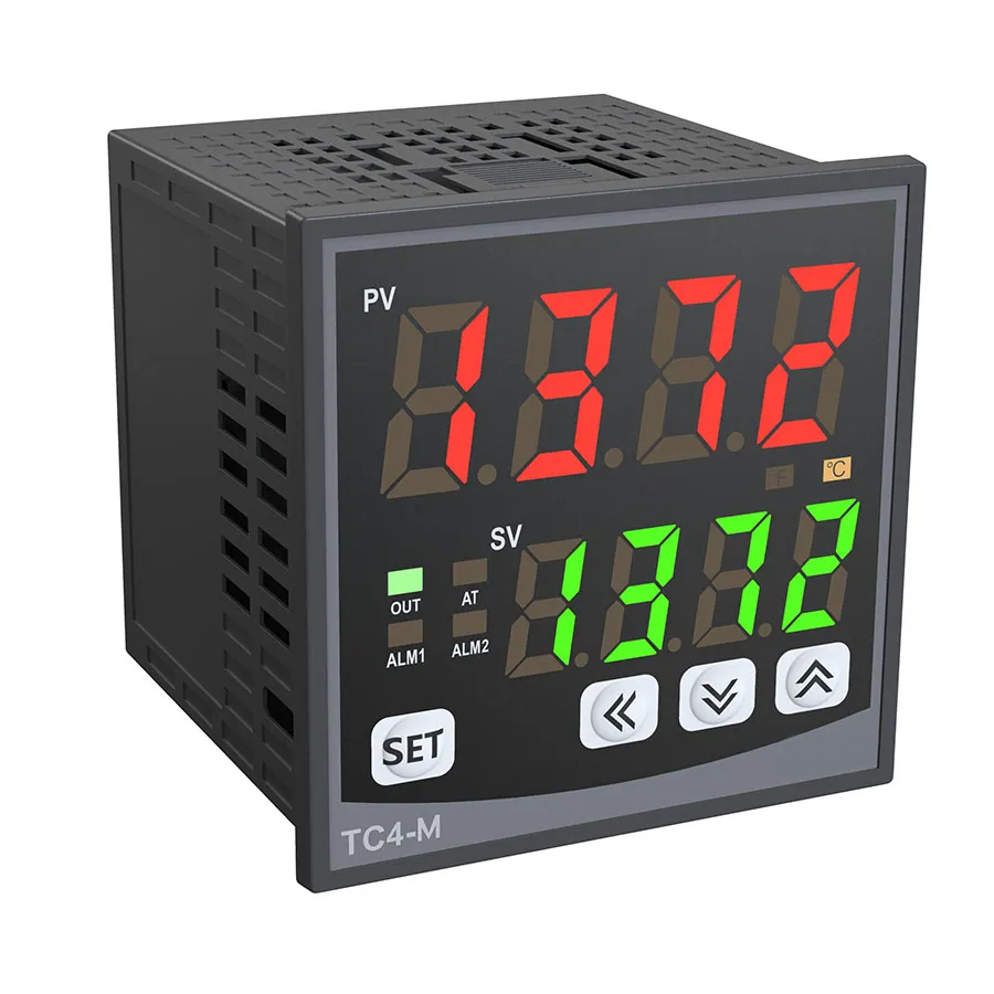 TC4 PID Temperature Controller | 4-Digit Dual Display | Strong Electric