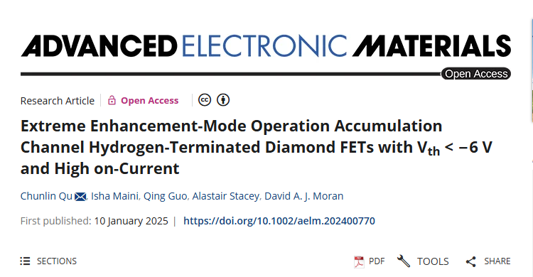 Diamond-based transistors, a milestone breakthrough!