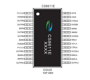 科泰微CS8611功放芯片,30W+2X15W单芯片2.1声道D类功放IC