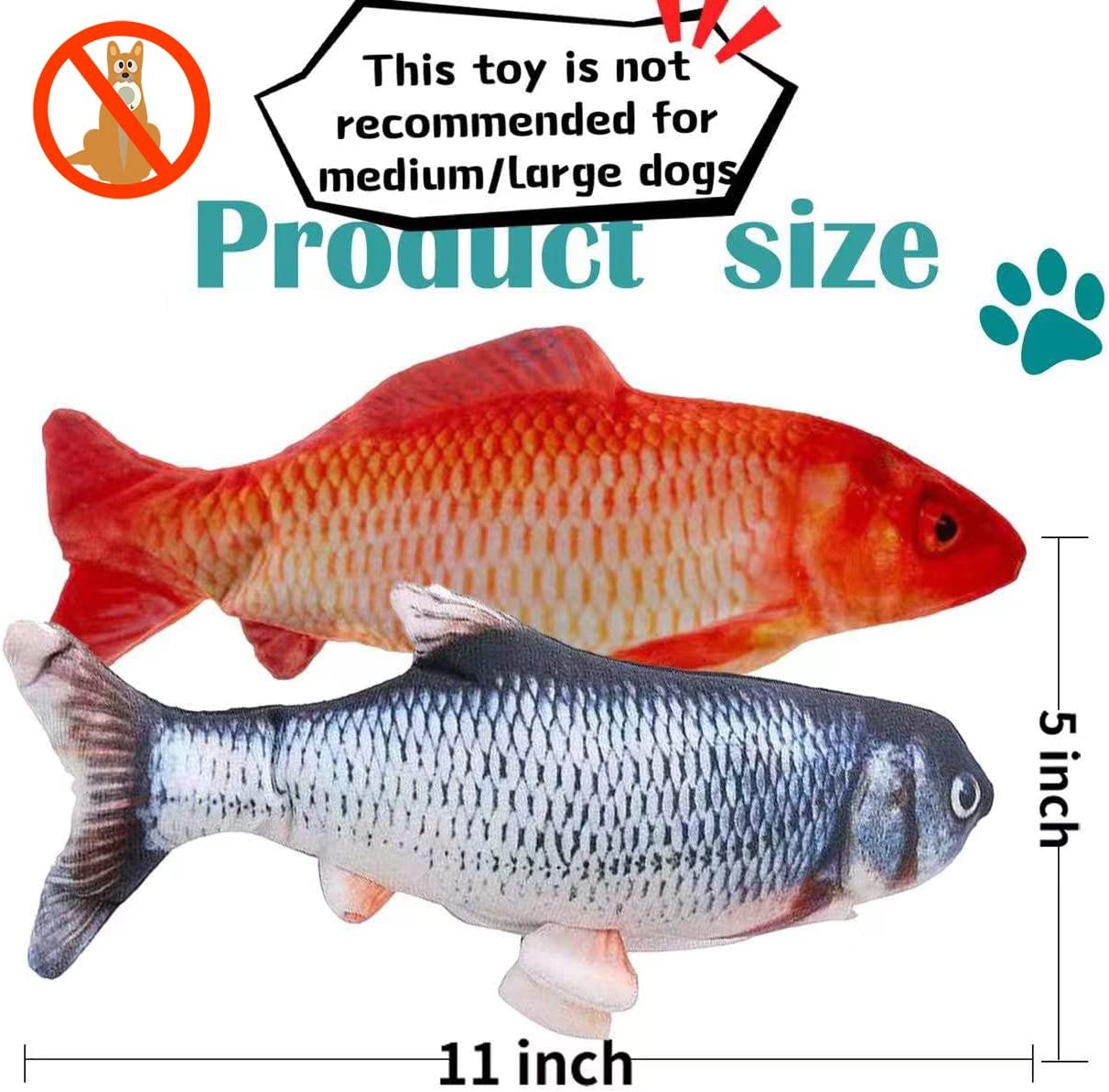 Custom Made Wholesale Flopping Fish for Dog Cat Toys Electric Moving
