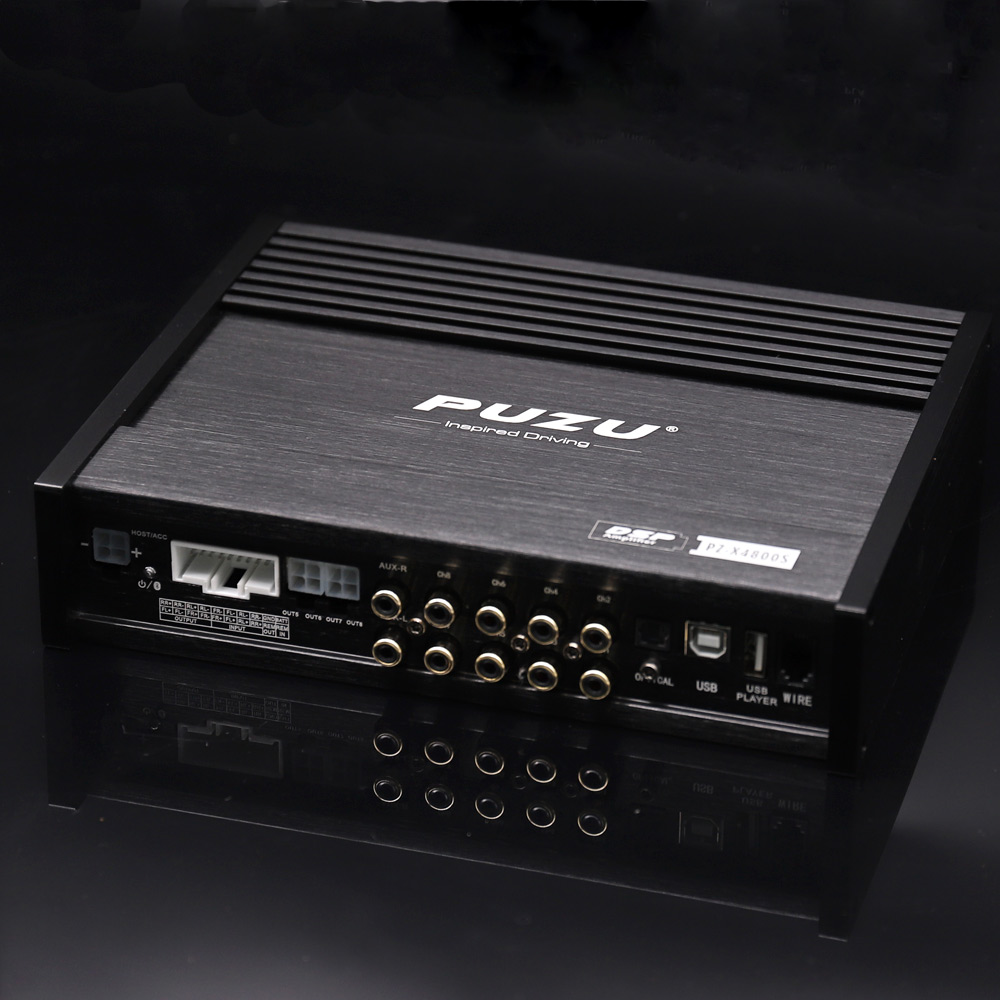 PUZU PZ-X4800S 8CH Amplifier 8X31bands Car DSP 8chX150W 8CH RCA output-SHANGSHUI TECHNOLOGY