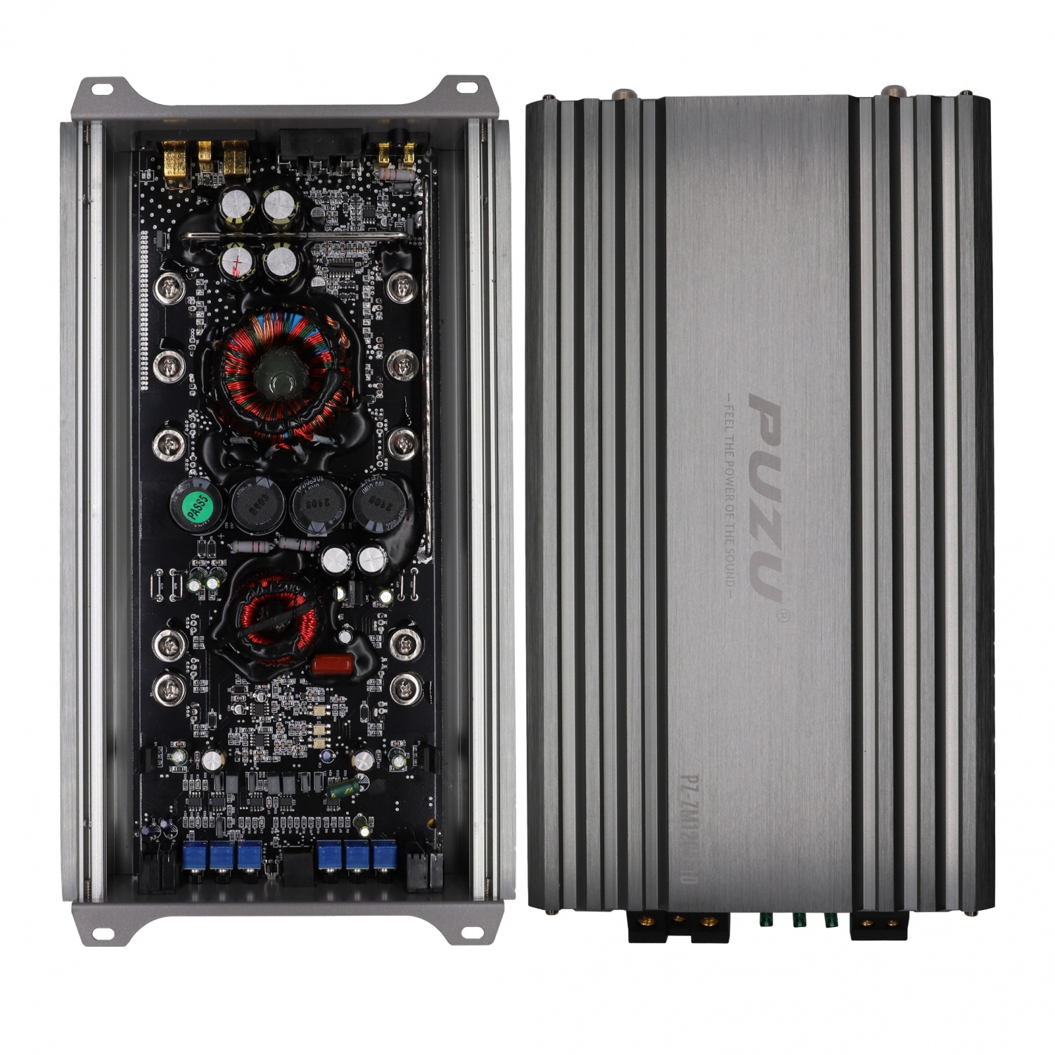 PUZU PZ-ZM1200.1D 1CH monoblock 1500W Max power Car Audio Amplifier for subwoofer,PUZU AUDIO ...