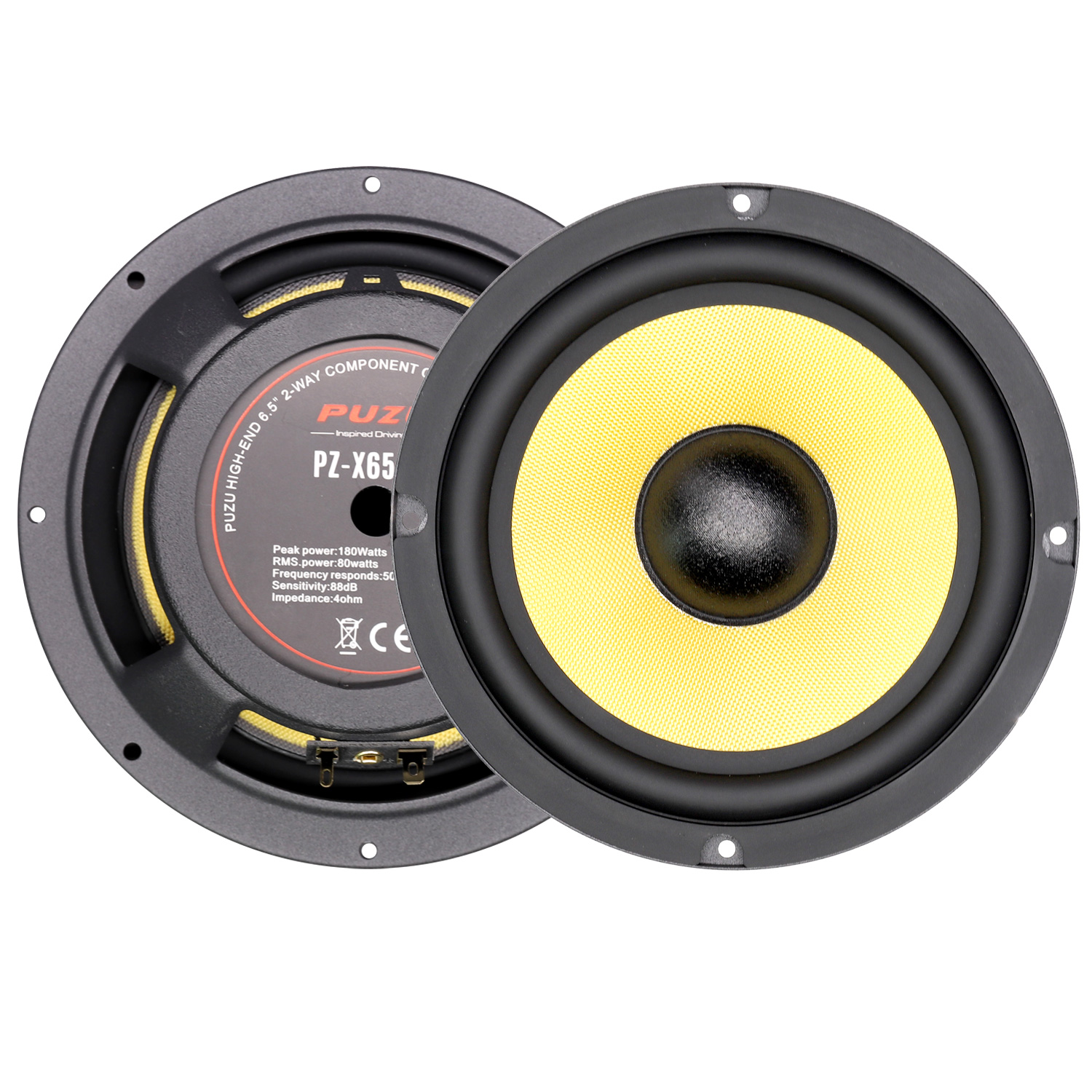 PUZU PZ-6509S 2-way Component car speakers,PUZU AUDIO |Car DSP ...