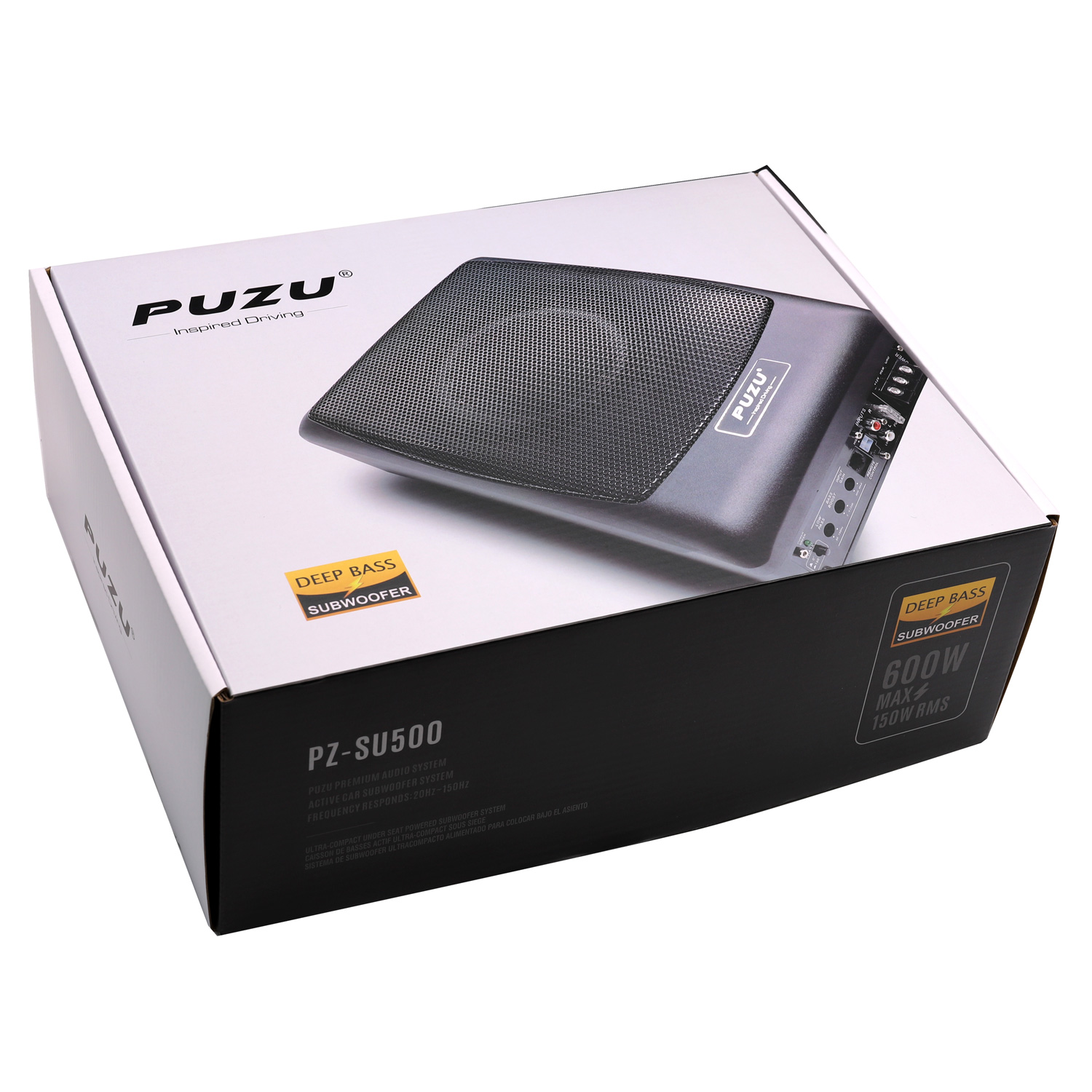 PUZU PZ-SU500 Car Seat subwoofer with deep bass sound quality 600W Max output power,PUZU AUDIO ...