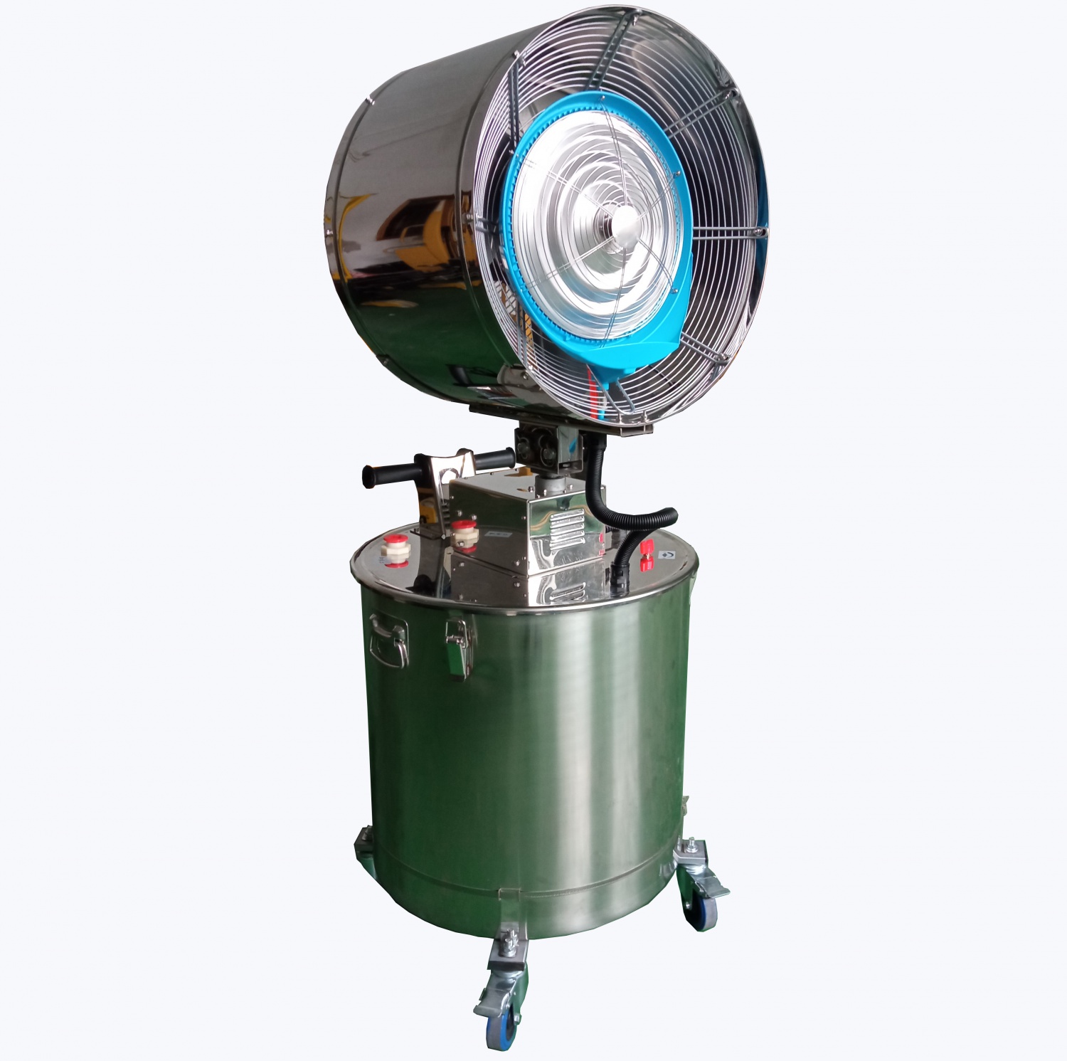 The pneumatic explosion-proof spray fan