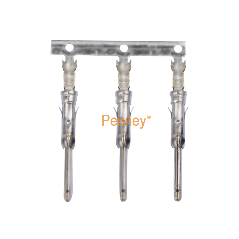 TE AMP 1-66602-1 Brass Terminals Tab Pin Crimp Tin Cable Mount for ...