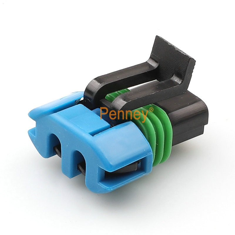 Aptiv Delphi 15300027 Auto Female Receptacle 2 Pin Car Socket Wire to ...