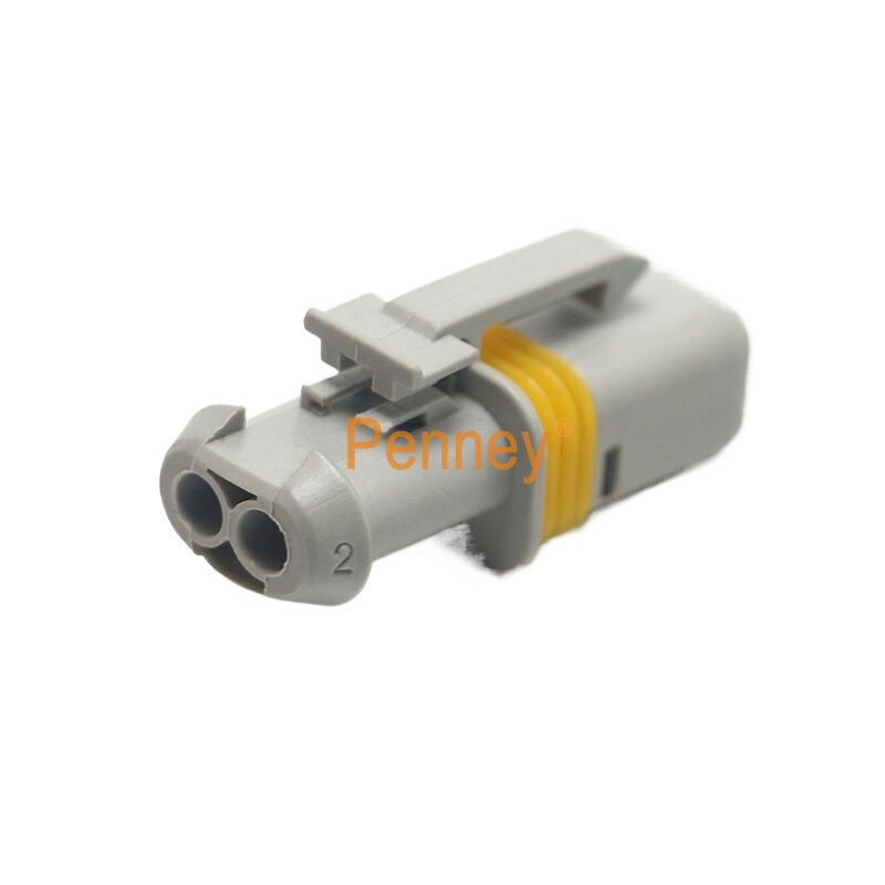 Lear 18385000002 2 Pin Wire to Wiring Female Receptacle Auto Electrical ...