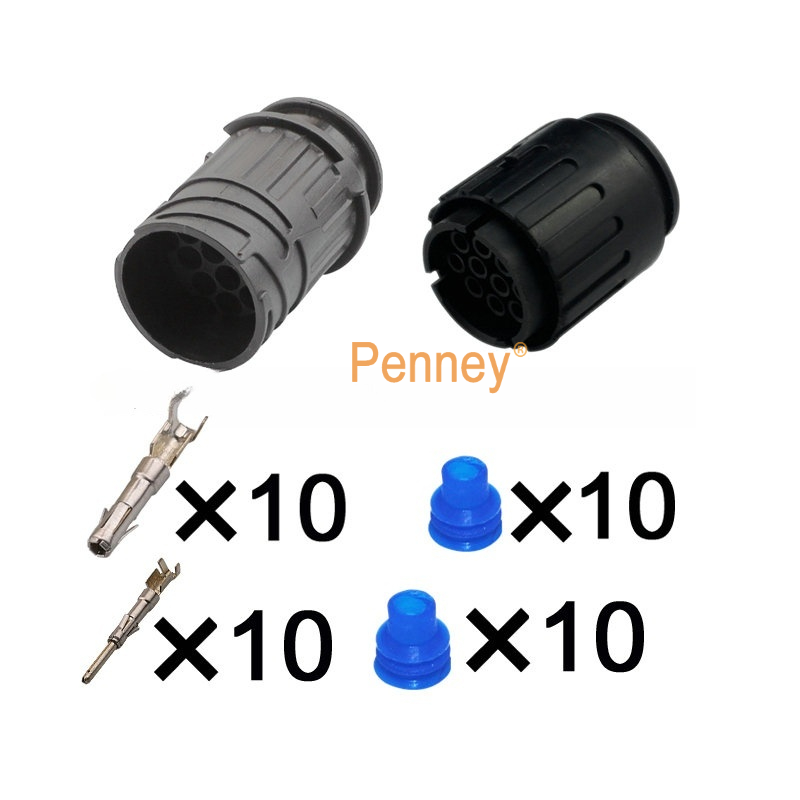 Kostal 50290743/50290742/09331003 10 Position Auto Housing Male Female ...