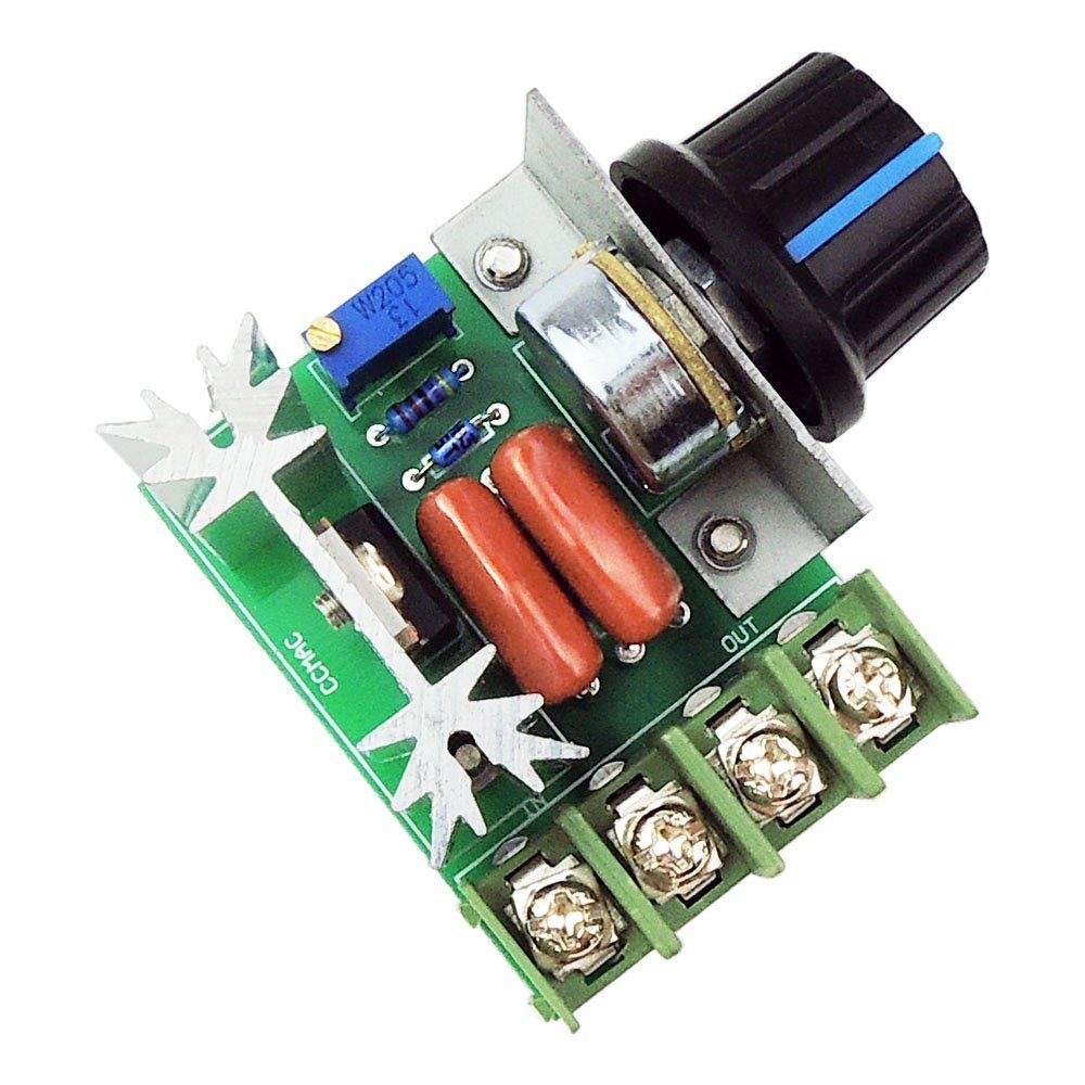 2000W PWM AC Motor Speed Control Module Dimmer Speed Regulator 50-220V ...