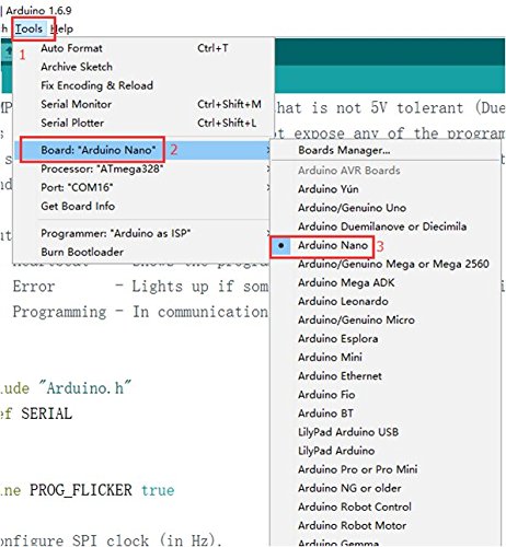 Nano V3.0 ATmega328P 5V 16MHz CH340G USB Micro-controller Development ...