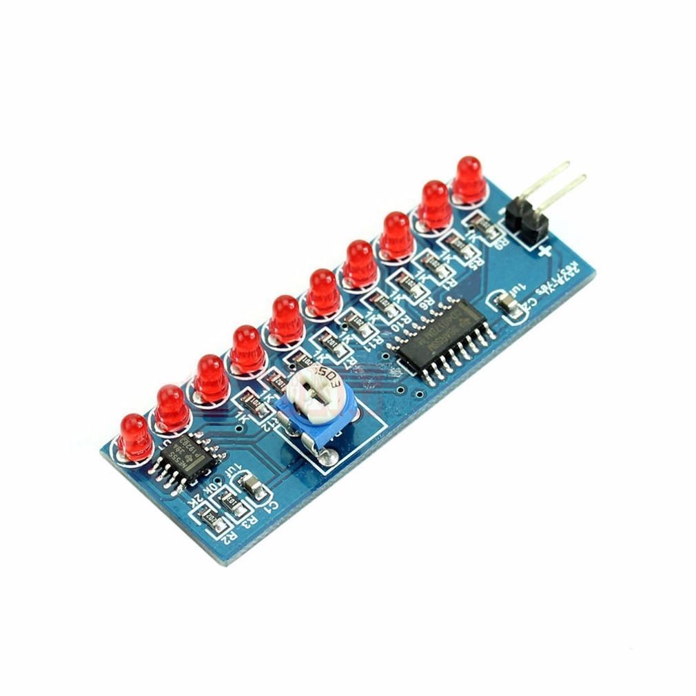 NE555+CD4017 Running LED Flow LED Light Electronic Production Suite DIY ...