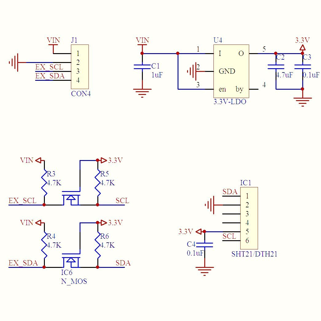 SHT21 HTU21 Digital Humidity Temperature Sensor Module Replace SHT11 ...
