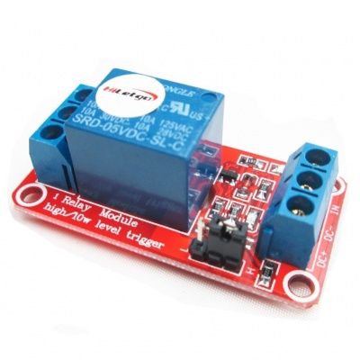 5V 1 Channel Relay Module With optocoupler Support High or Low Level ...