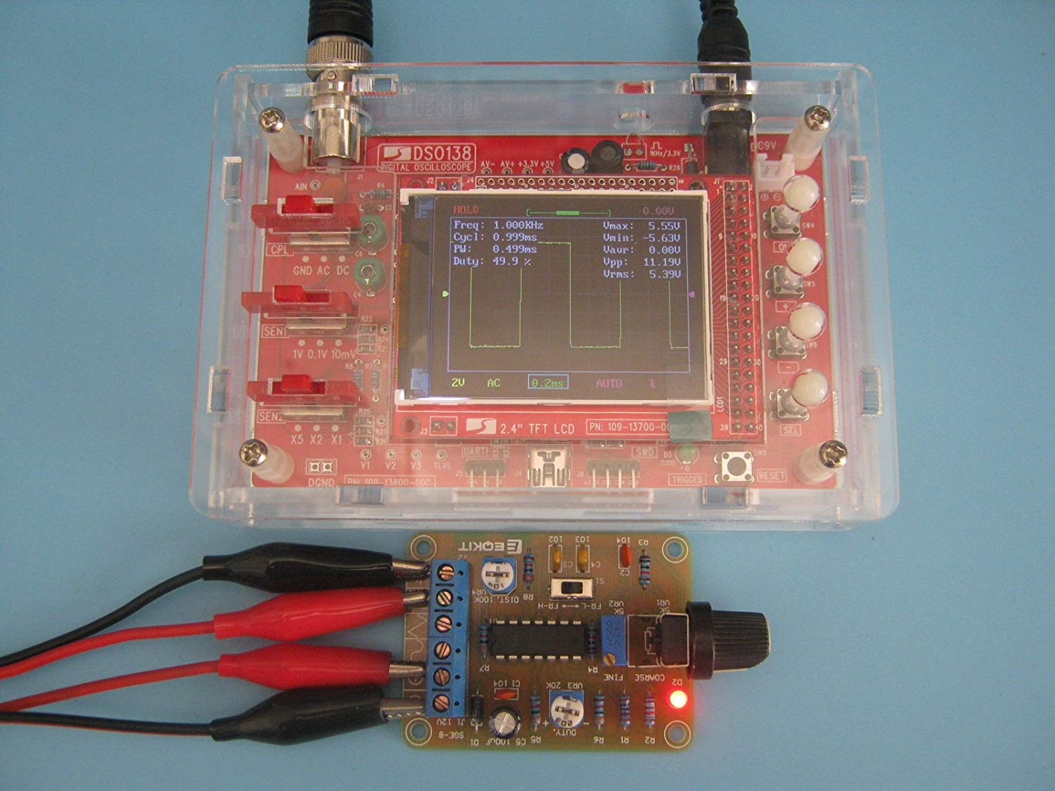 ICL8038 Monolithic Function Signal Generator Module DIY Kit Sine Square ...