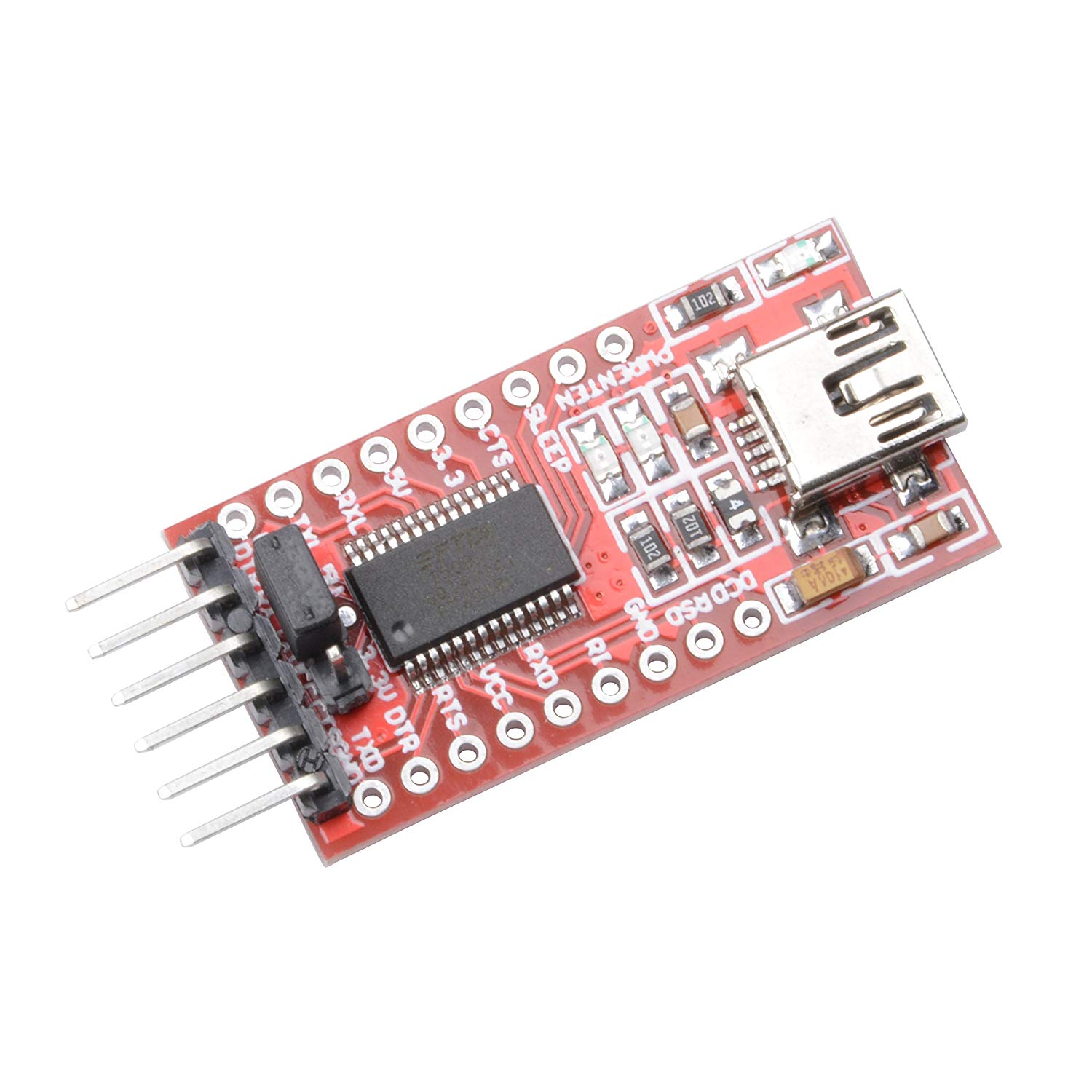 3.3V 5.5V FT232RL FTDI Usb to TTL Serial Adapter Module for Arduino ...