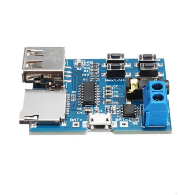 MP3 Lossless Decoder Board With Power Amplifier Module TF Card Decoding ...