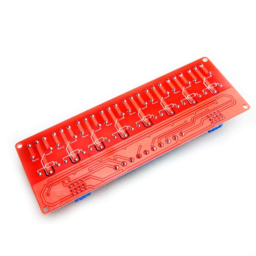 12V 8 Channel Relay Module With Optocoupler High And Low Level Trigger ...