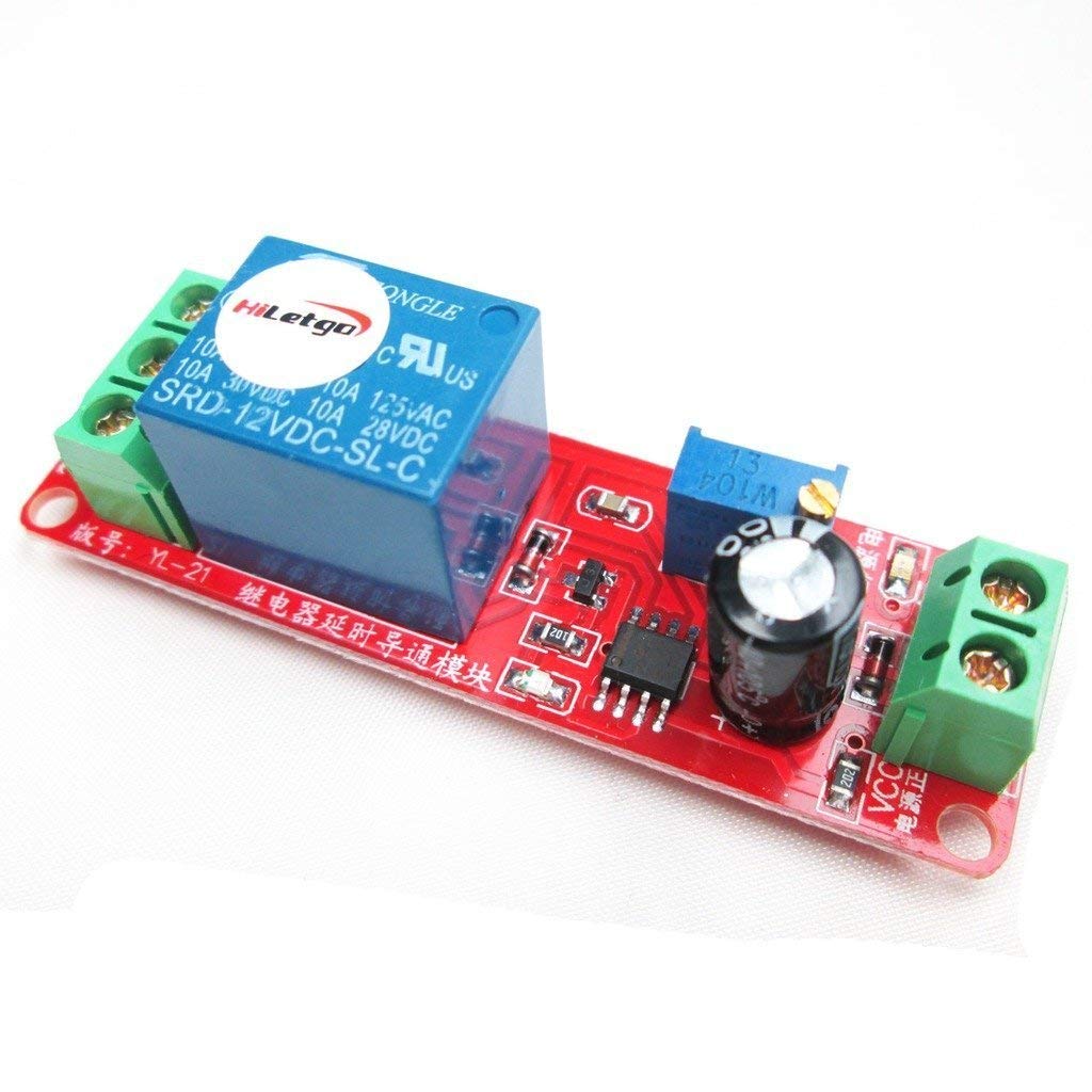 NE555 DC 12V Delay Timer Switch Adjustable Module 0 to 10 Second ...