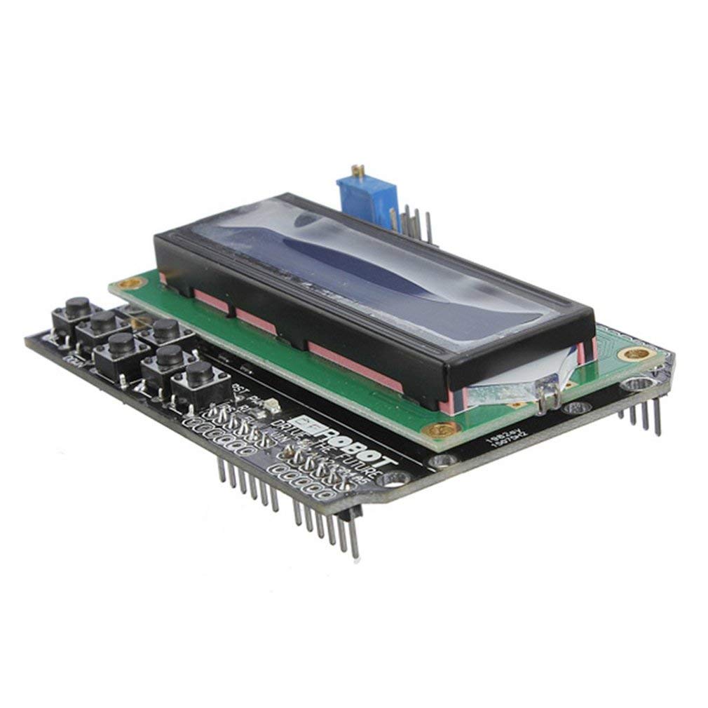 LCD1602 Input/Output expansion board LCD Keypad Shield for Arduino,Shenzhen HiLetgo Technology ...