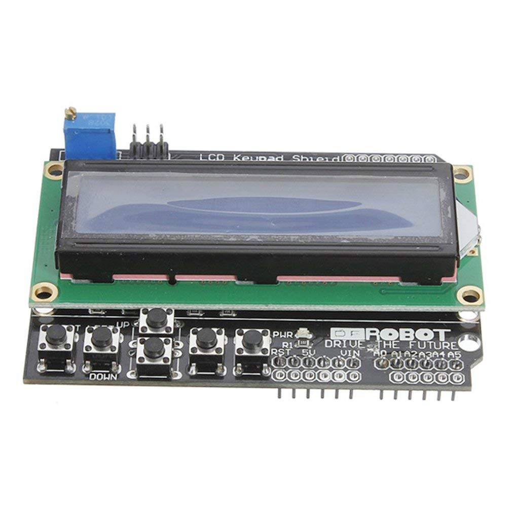 LCD1602 Input/Output expansion board LCD Keypad Shield for Arduino ...