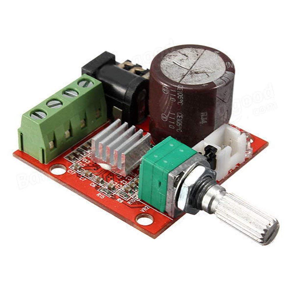 12V 2X10W Hi-Fi PAM8610 Audio Stereo Amplifier Board Module Dual D ...