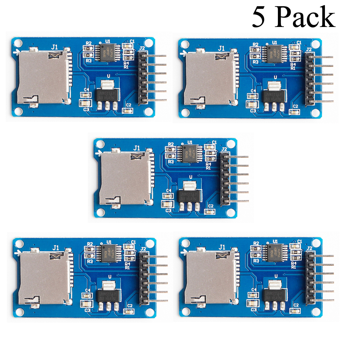 5pcs Micro SD Carte TF Adater Reader Module,Shenzhen HiLetgo Technology ...