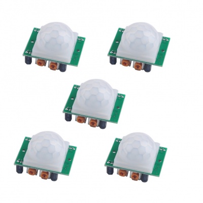 5pcs HC-SR501 PIR Infrared Sensor Human Body Infrared Motion Module for ...