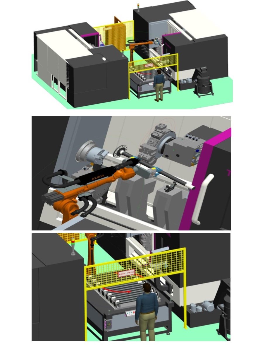 半轴加工柔性制造系统 EF-ASFMS-鹫翎物联网科技（上海）有限公司