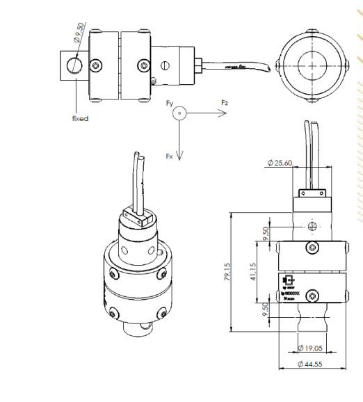 BioRID假人下胫骨力传感 器,杰特电子科技（镇江）有限公司