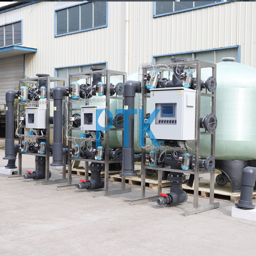 PTMC Series Pretreatment (Multi-media filter + Carbon filter) for R.O ...