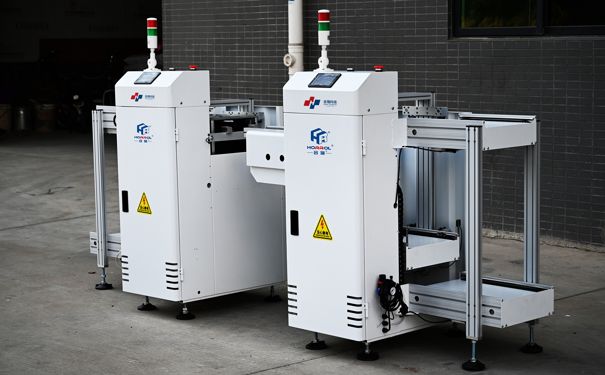 Horrol Technology fully automatic unloader SMT feeding material frame ...