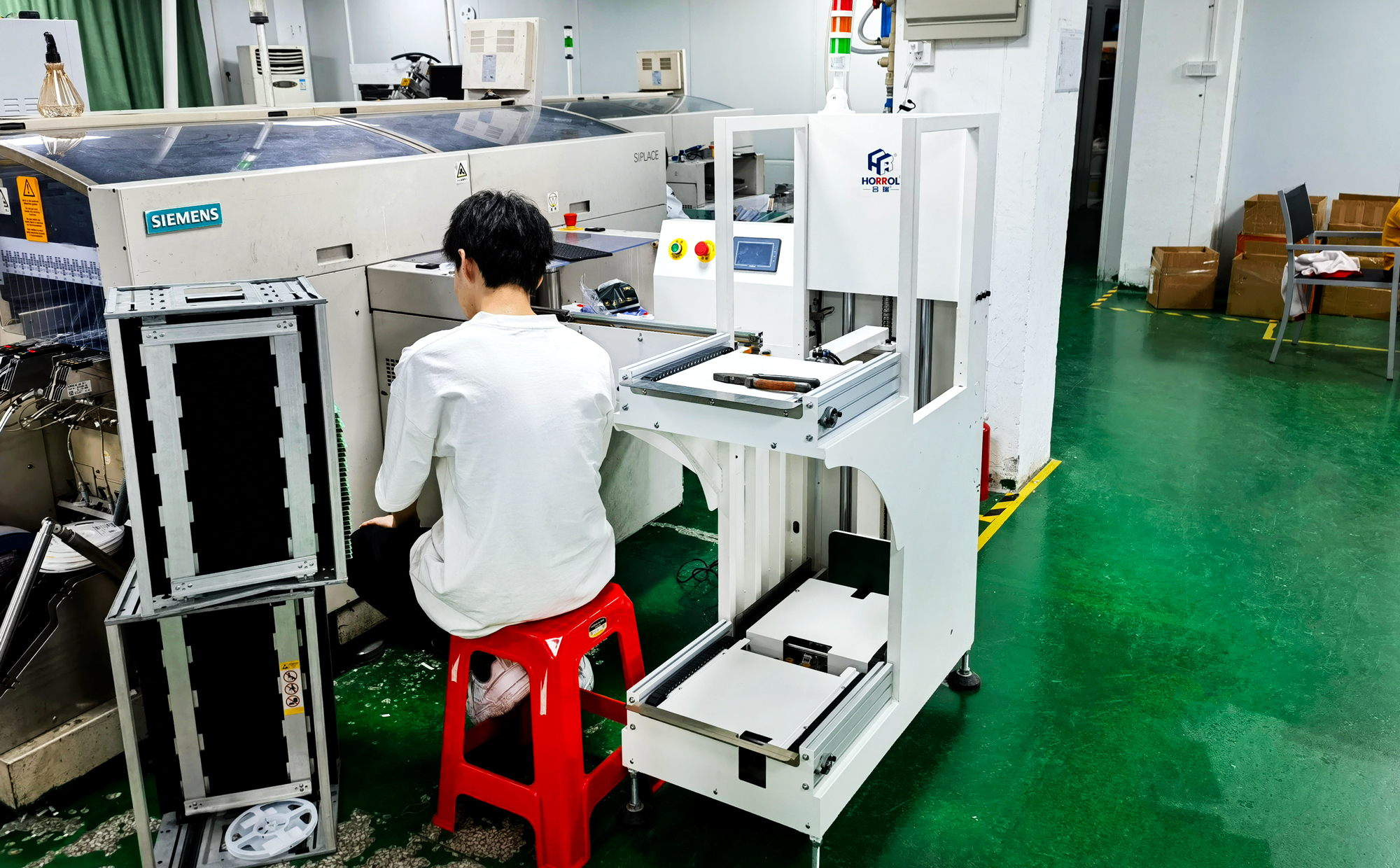 Herui Technology L-type fully automatic plate receiving machine ...