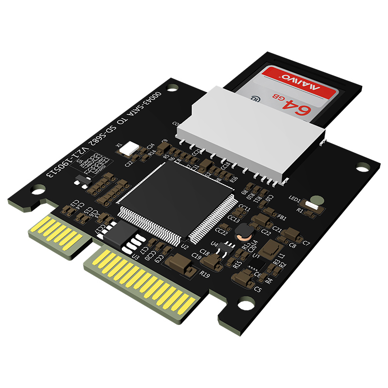KT043 SATA to SD Card Adapter
