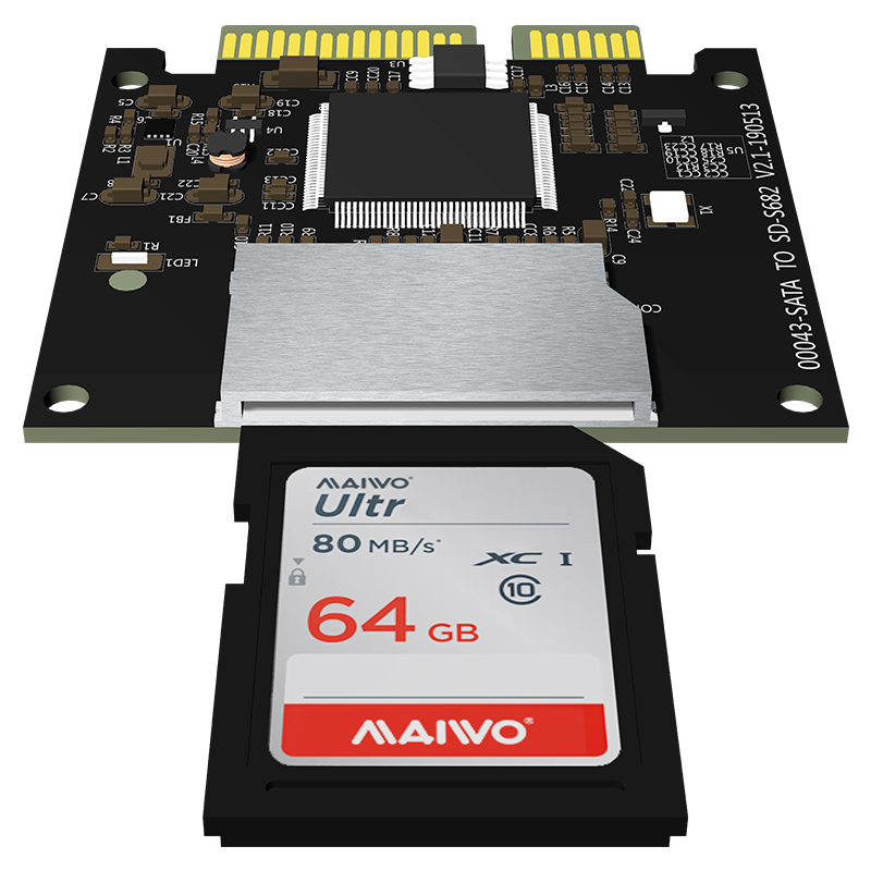 KT043 SATA to SD Card Adapter