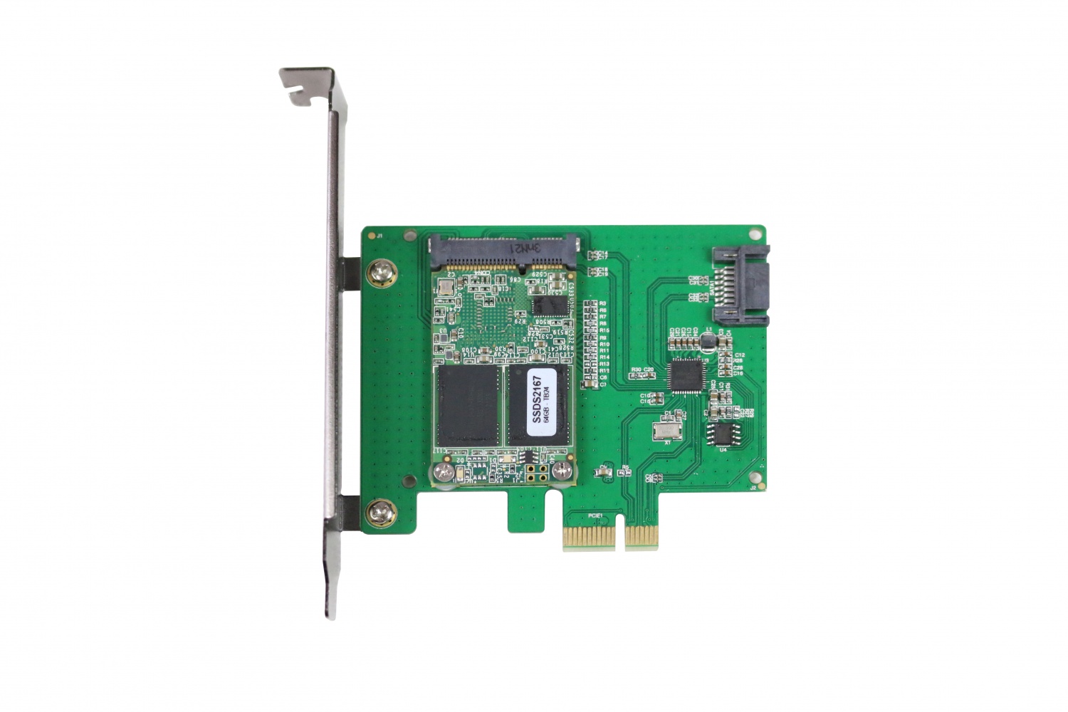 KCSSD1 PCIe x1 to mSATA Adapter Card