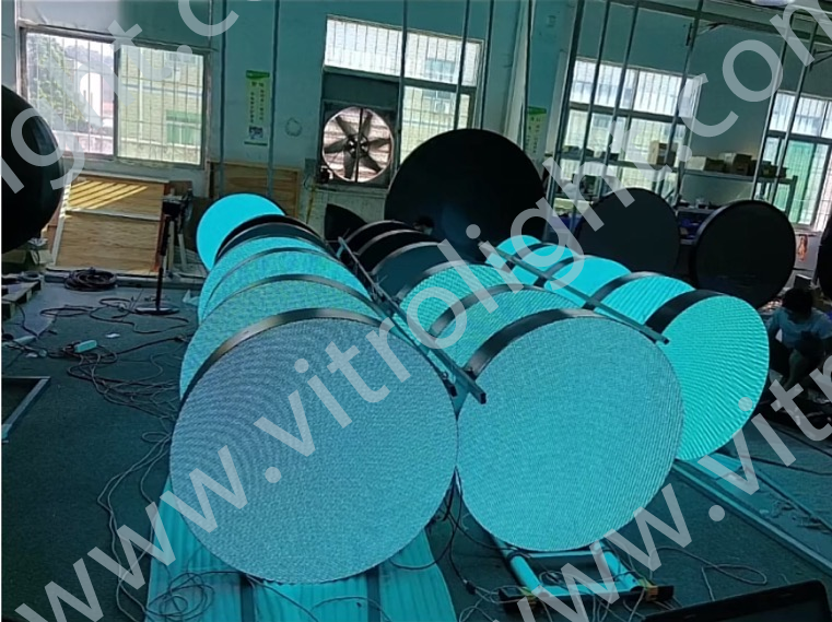The LED circular screen