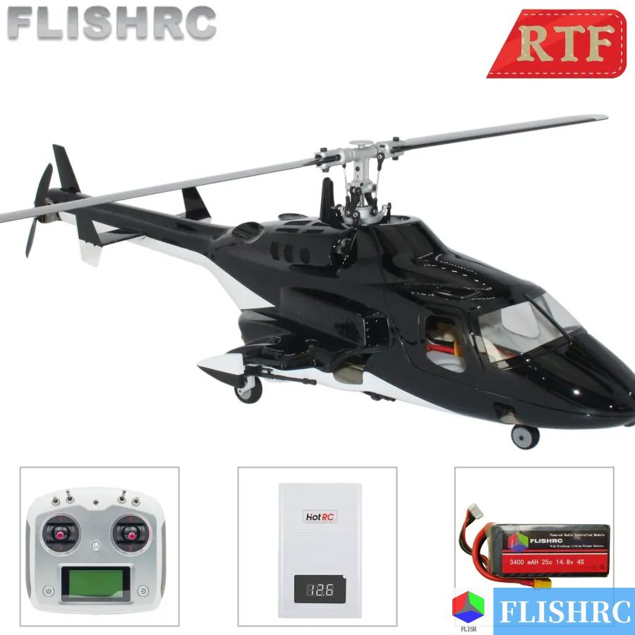 FLISHRC FL450 airwolf Flying wolf, simulation, like a real remote ...