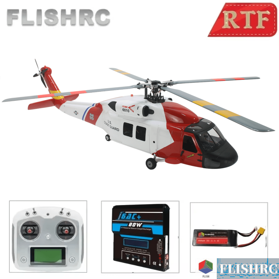 FL500 V2 FLISHRC Roban HH-60 Jayhawk US Coast Guard 500 Size Scale ...