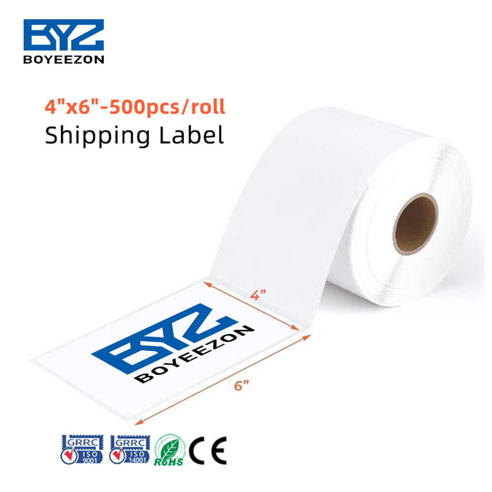 zb100*150*500pcs Thermal Shipping Labels for Zebra Desktop Printers