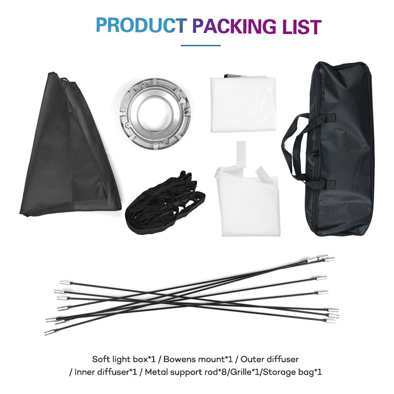 Eight-corner soft boxAccessoriesZhongshan Zhanzhiguang Lighting CO.,LTD