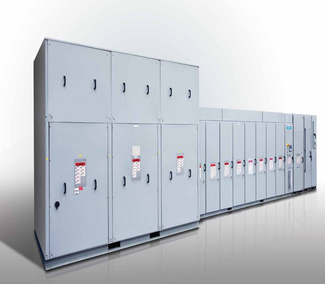 The Siemens Robicon SINAMICS PERFECT HARMONY GH180 water-cooled drive