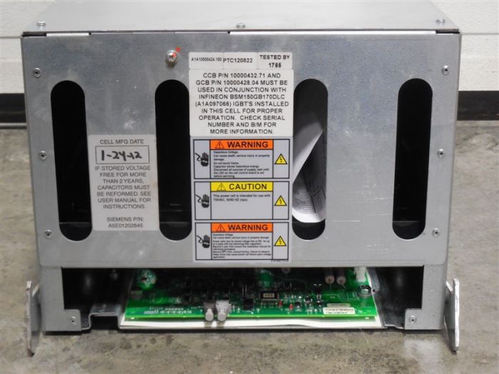 Siemens Robicon GH180 VFD GENV A5E40873334 G5 Power Cell 200A, 750V with Bypass 6SR5902-0AE00-0AM0