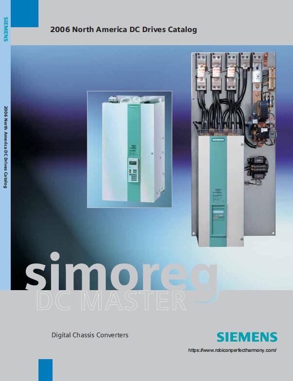 Siemens SIMOREG DC MASTER Digital Chassis Converters 2006 North America ...